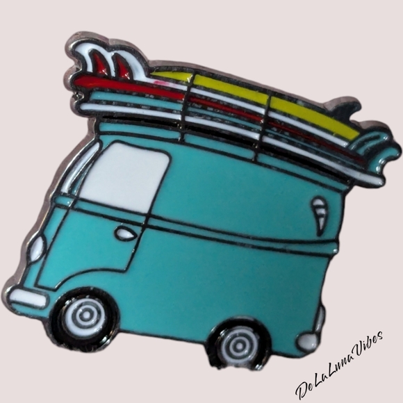Jewelry | 312 New Vintage Vw Surfer Bus Enamel Pin | Poshmark